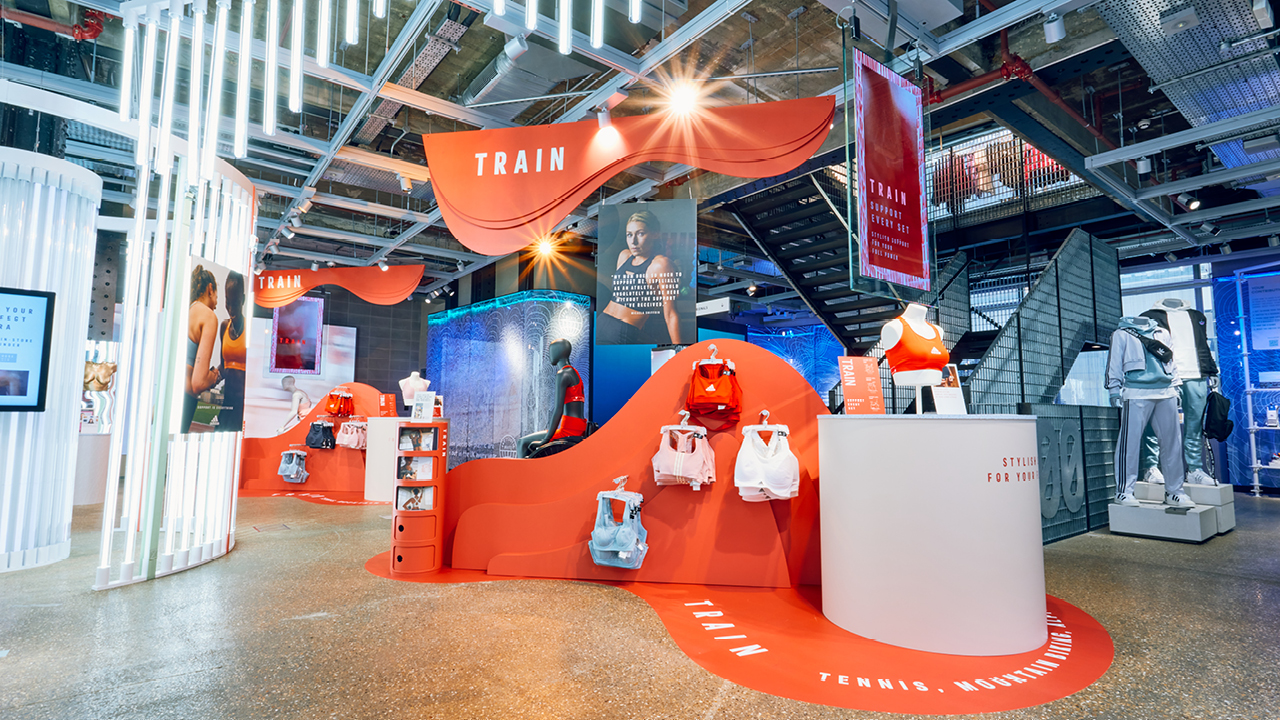 adidas Bra Revolution LDN store activation